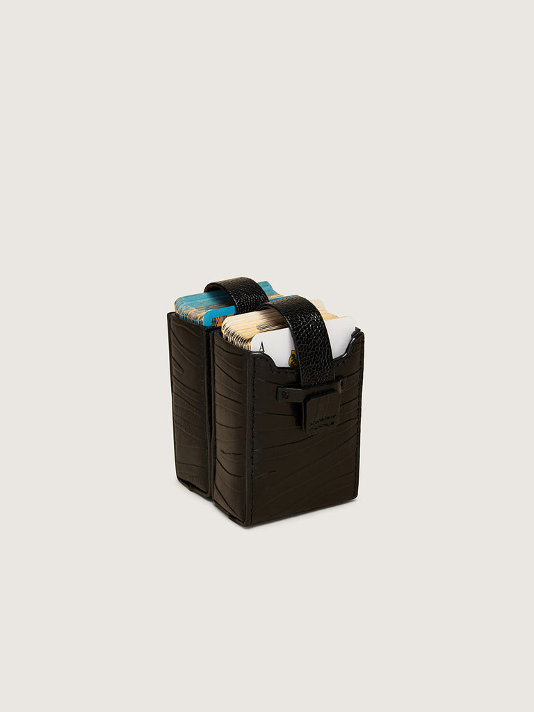 Bridge Card Holder - Black Zebra – OKAPI
