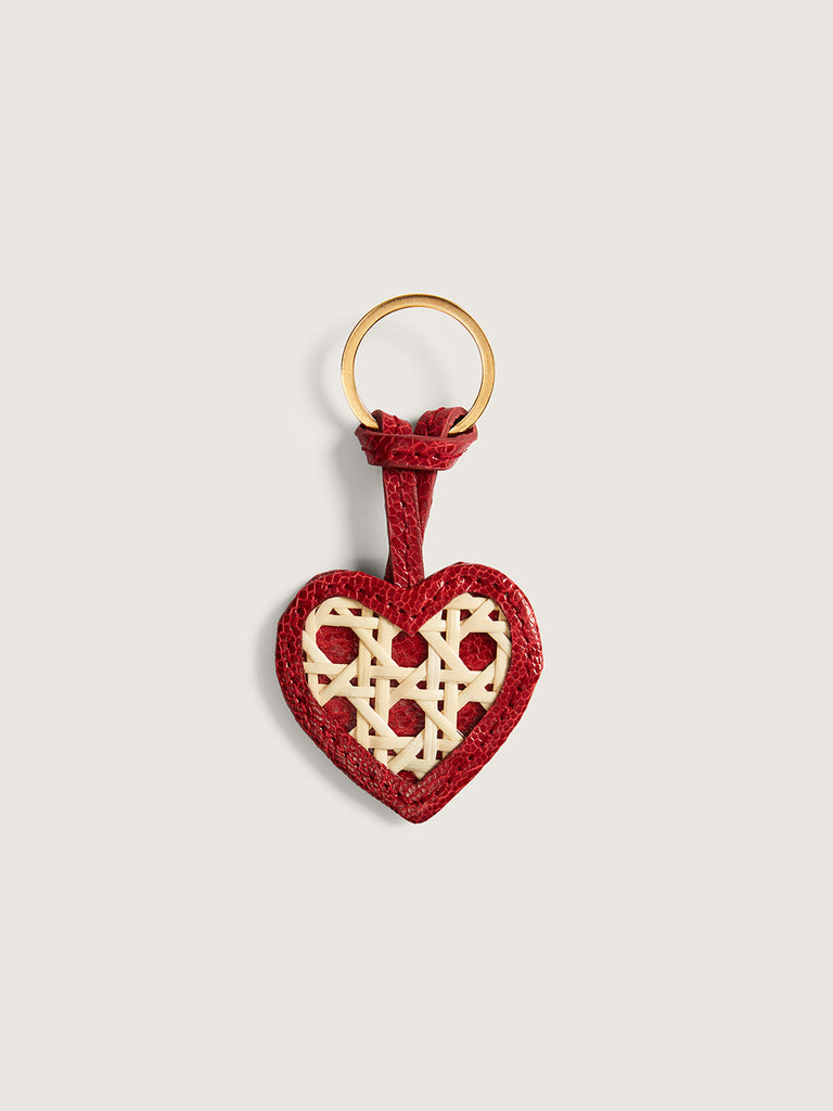 Rattan Keyring - Flame Red – OKAPI
