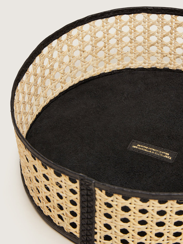 Rattan Bread Basket - Black – OKAPI